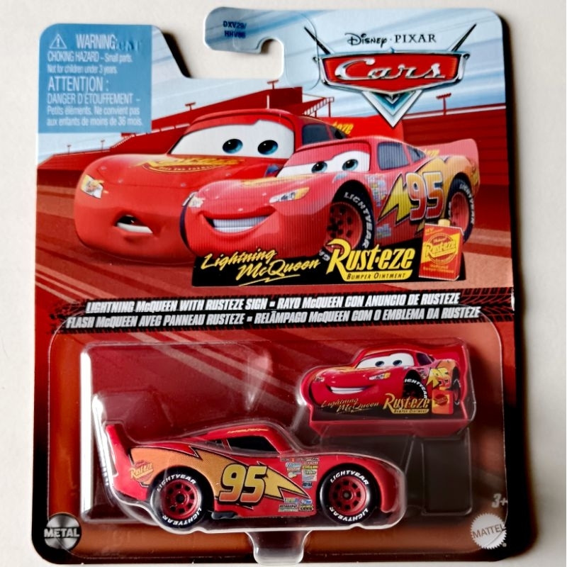 DISNEY PIXAR CARS Road Trip Lightning McQueen Diecast 1:55 Scale | Shopee Malaysia