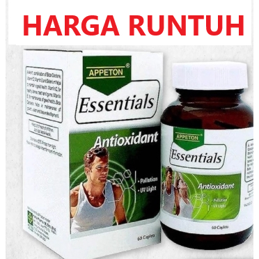 [HARGA RUNTUH] Appeton Essentials Antioxidant 60 Cap | Shopee Malaysia