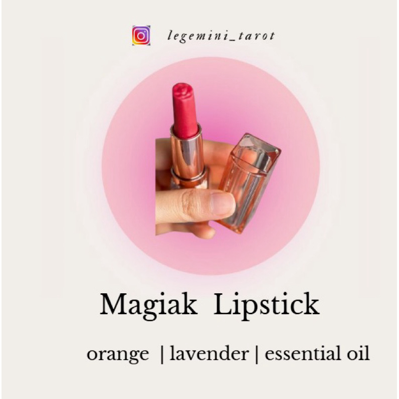 Personalise natural ingredients lipstick with essential oil | Shopee ...