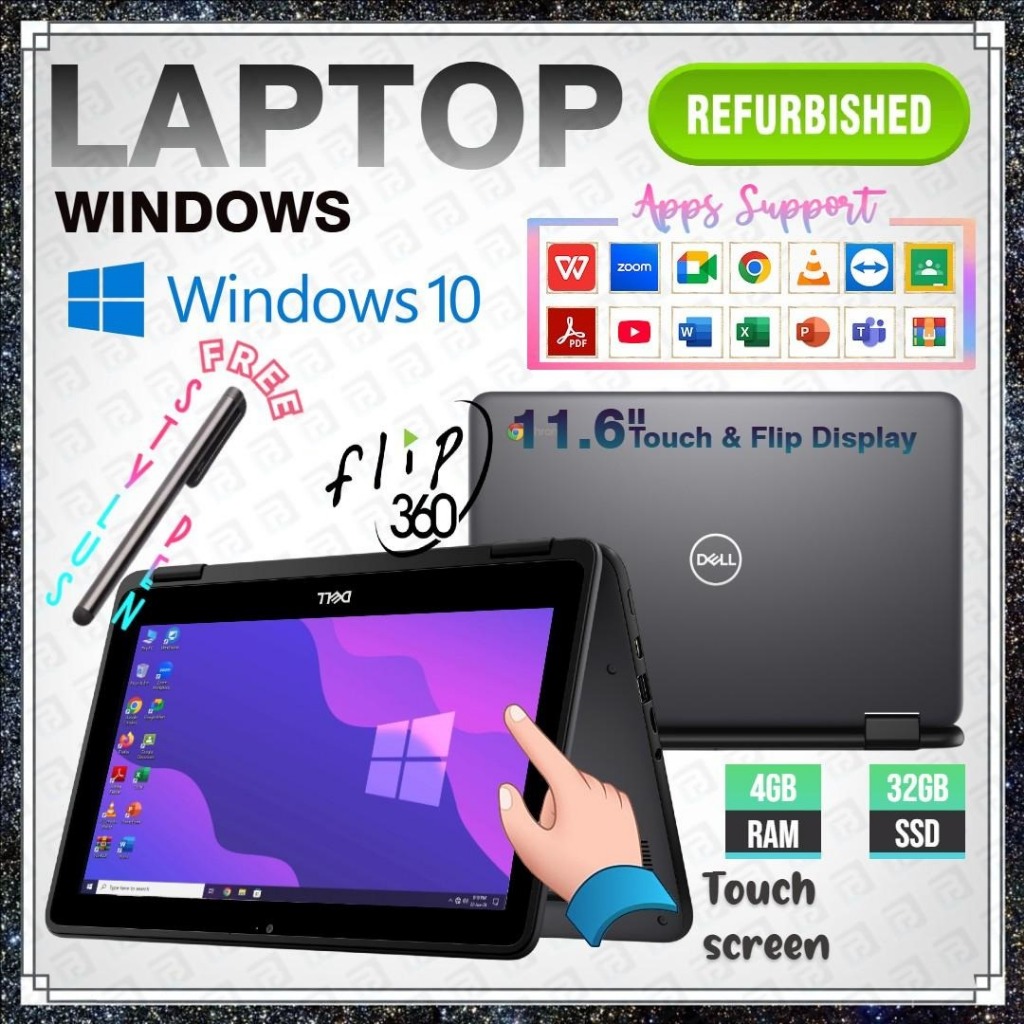 (Refurbished)TouchScreen | Dell 3100/3189/5190/11.6" inch Touch Display ...