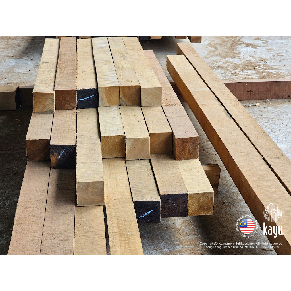 Kayu Chengal Solid Wood 3" x 3" (8 ft) | Shopee Malaysia
