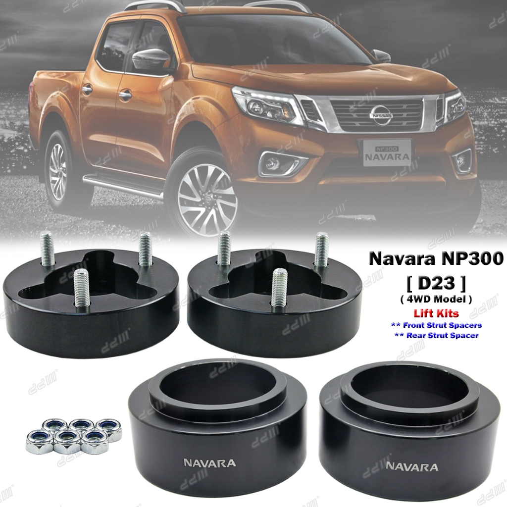 (1 Set) Front and Rear Nissan Navara NP300 D23 PRO-4X 2015-2025 Lift ...