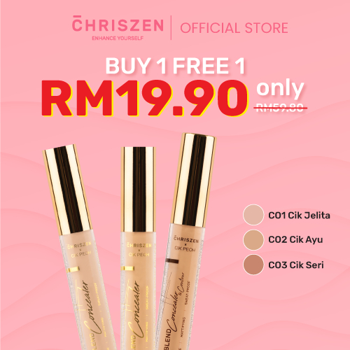 [BUY 1 FREE 1] Chriszen x Cik Peoh Ultra Blend Concealer & Contour ...