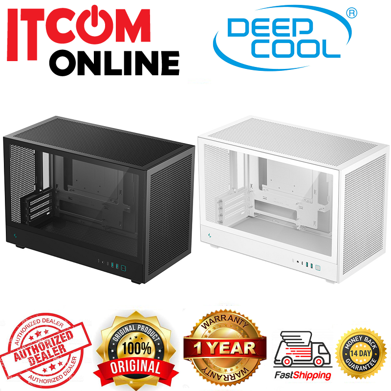 DEEPCOOL CH260 TG MATX CASING (R-CH260-BKNGM0-G-1/R-CH260-WHNGM0-G-1) BLK/WHT | Shopee Malaysia