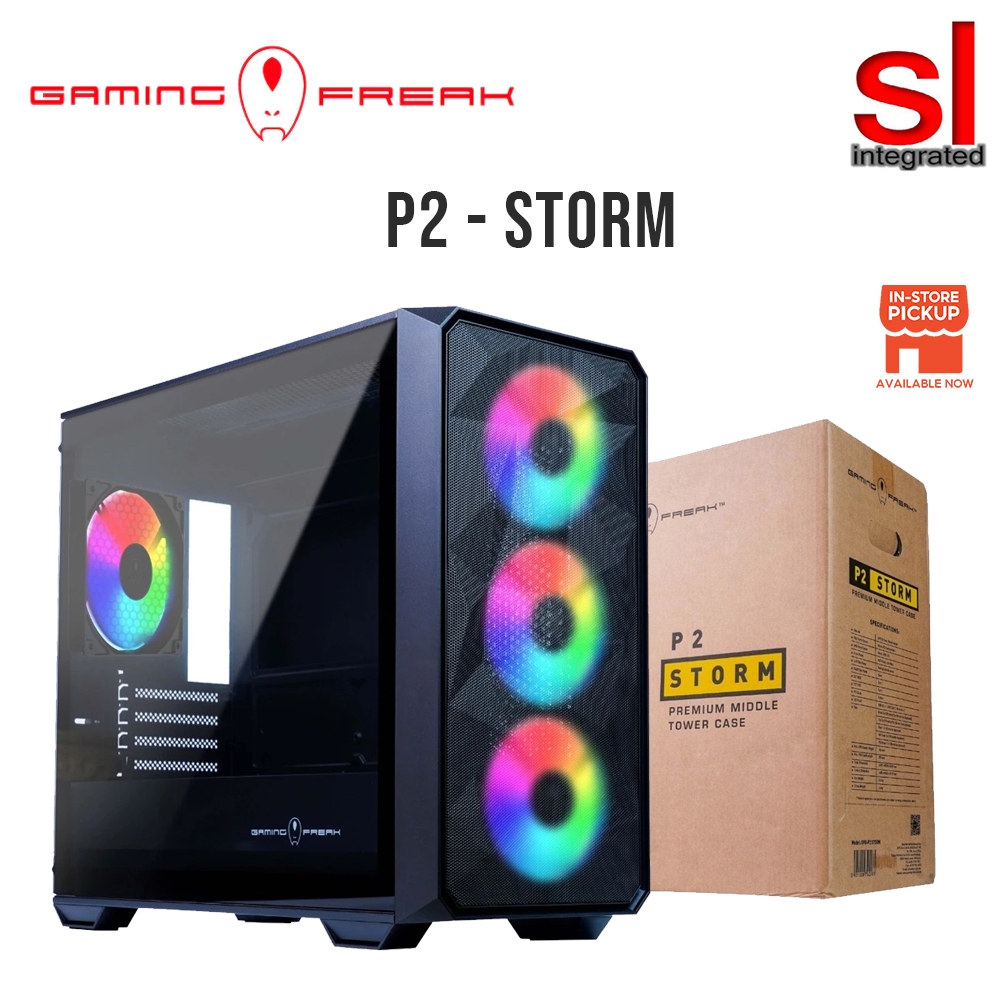 Gaming Freak P2 STORM Premium Mid Tower Micro ATX Case | Shopee Malaysia