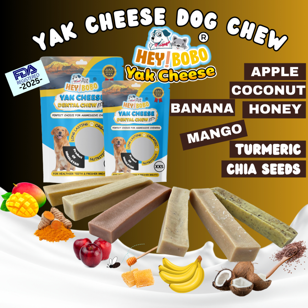 [HEY!BOBO] 🔥UNIQUE FLAVORS🔥NATURAL Yak Cheese Chew NUTRITIOUS Dental ...