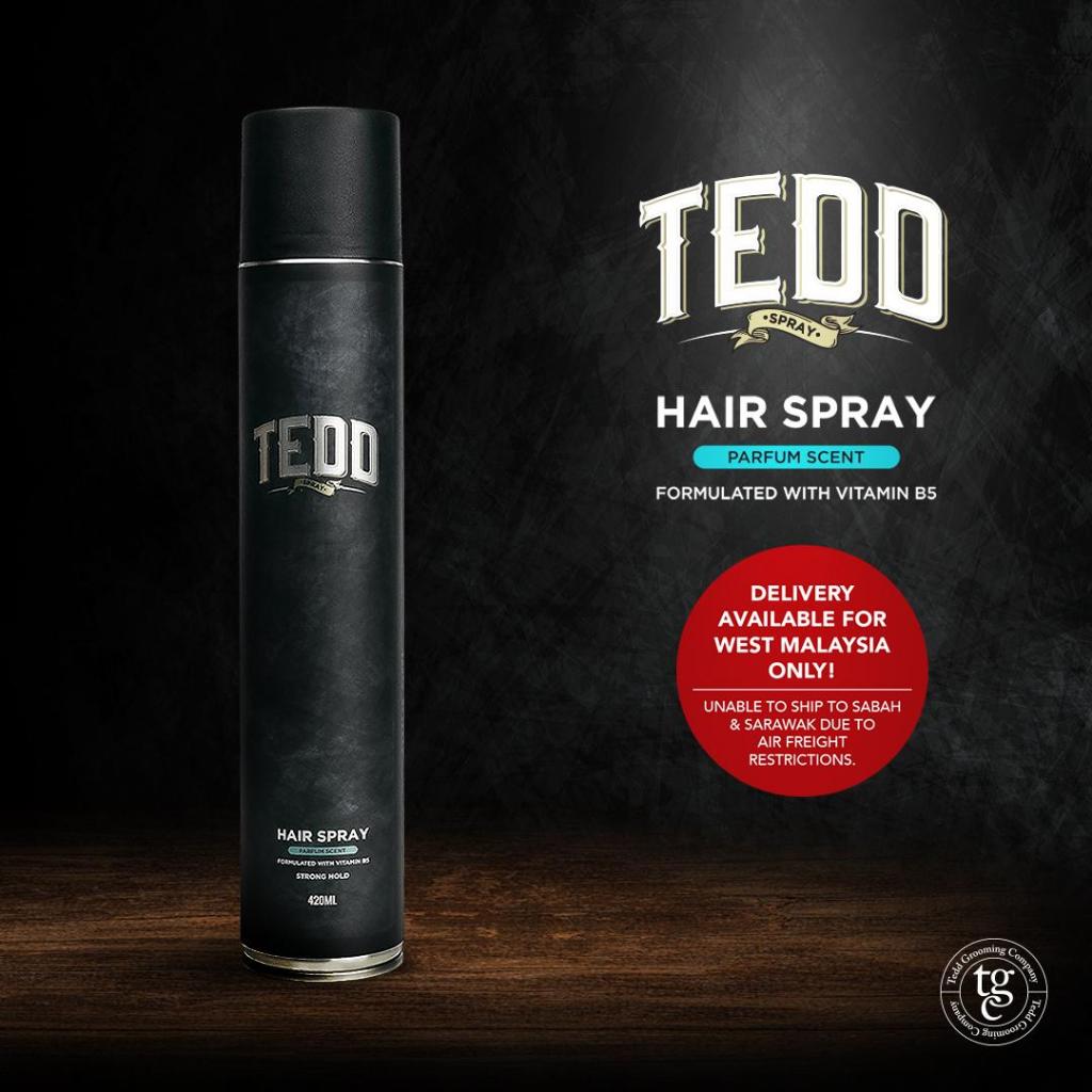 TEDD HAIRSPRAY 420ML [STRONG HOLD] [WET LOOK] [MEDIUM SHINE] [WATER ...