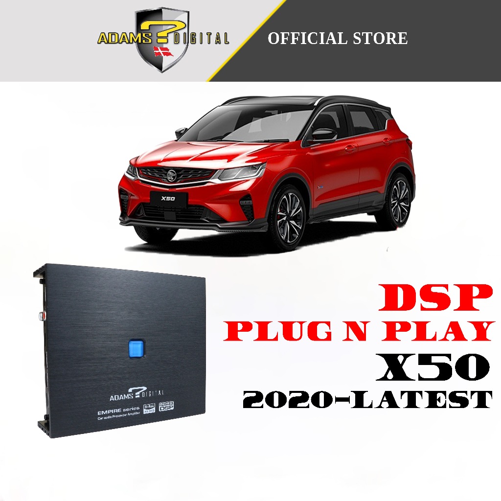 Adams Digital DSP Proton X50 Plug n Play PNP 4 Hi Input 6 Out Dsp Amplifier EMC 4650 | Shopee ...