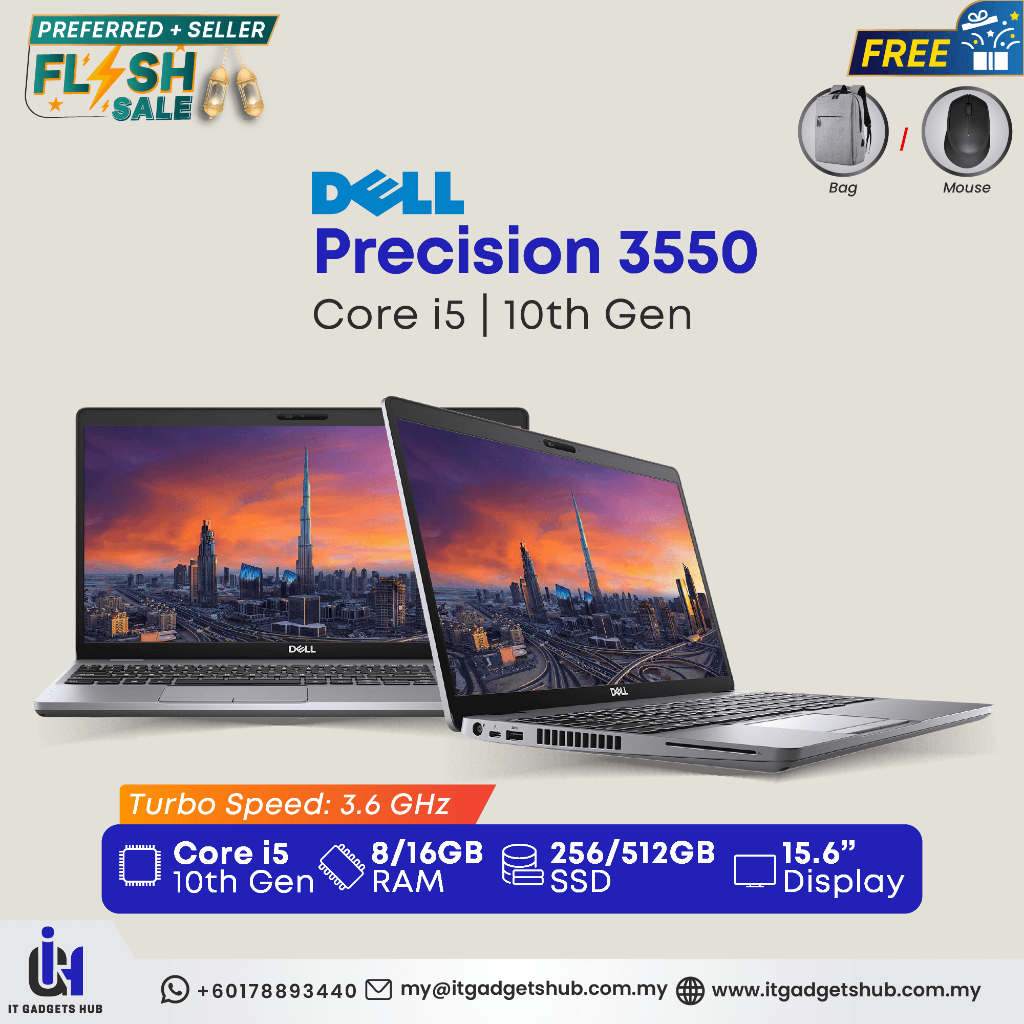 High-End Executive Laptops | Dell Precision 5540 5530 3550 Rugged 5424 ...