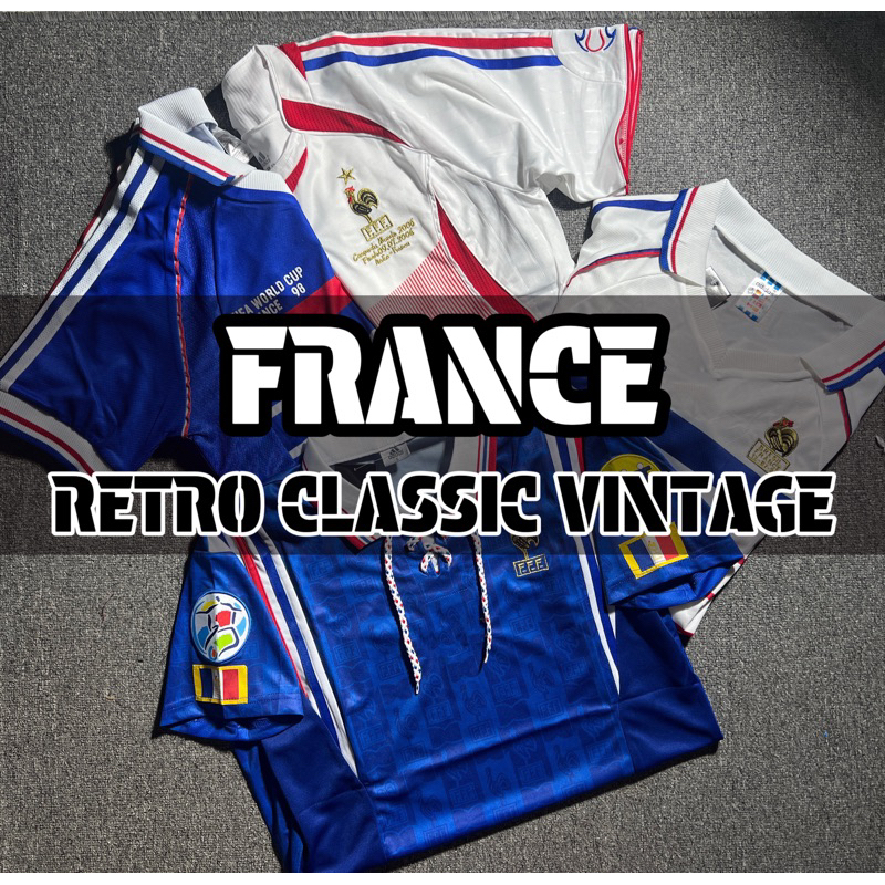 *Retro* France Jersey Retro France Retro Perancis Jersey | Shopee Malaysia
