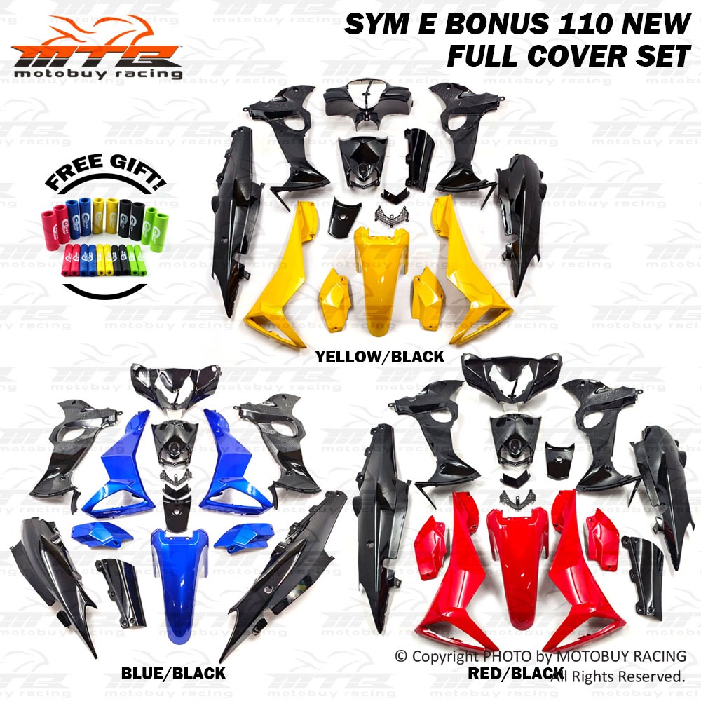 SYM E BONUS 110 NEW FULL COVER SET | Shopee Malaysia