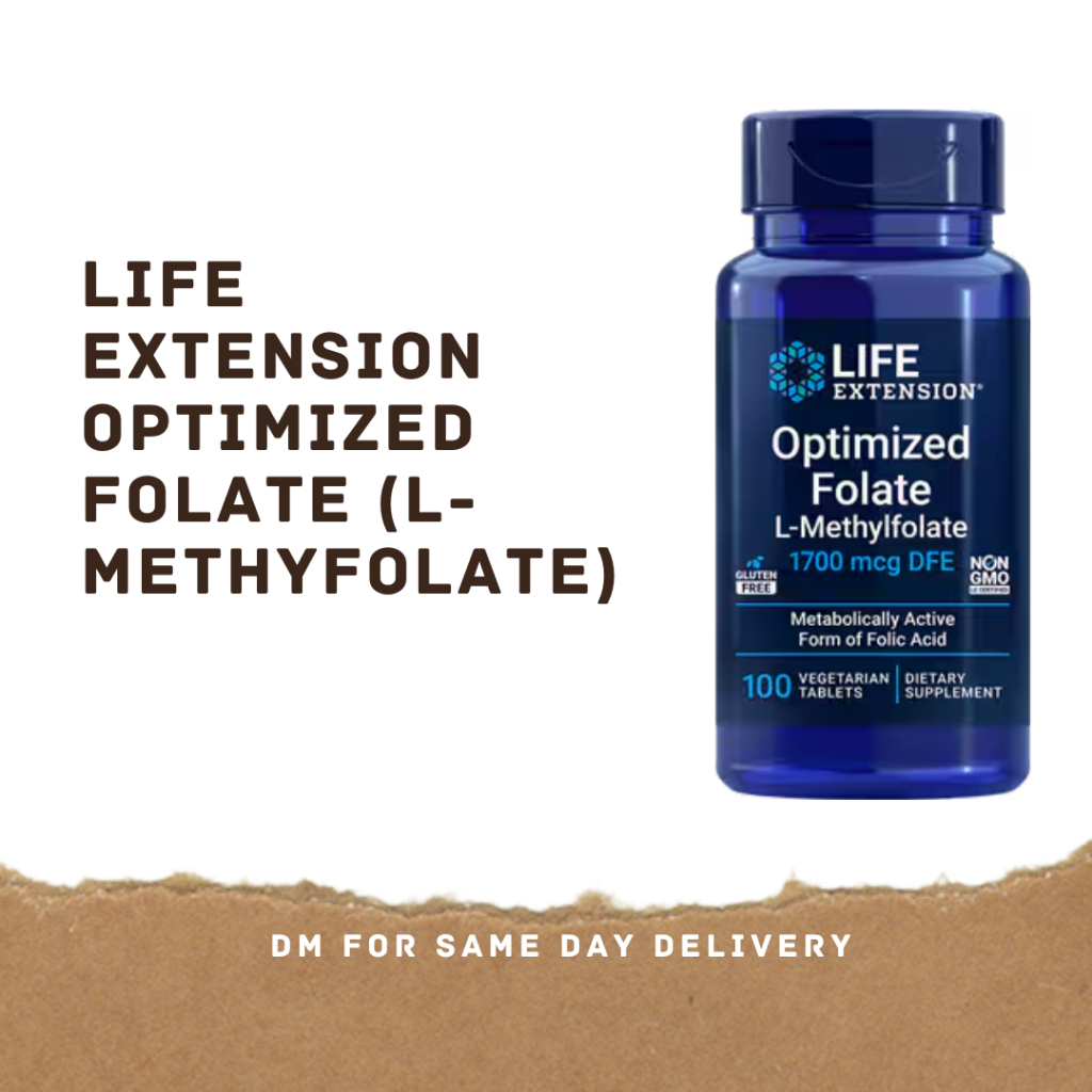 LIFE EXTENSION OPTIMIZED FOLATE (L-METHYFOLATE) | Shopee Malaysia
