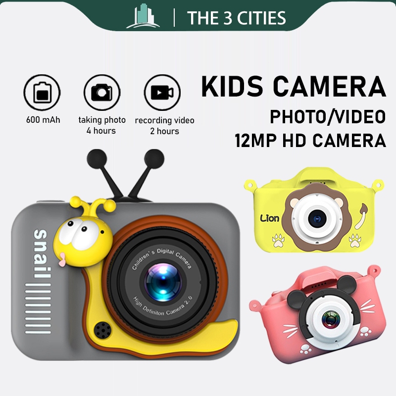【Fast Ship】HD Dual Camera 12MP Lens Kids Children Digital Camera For ...