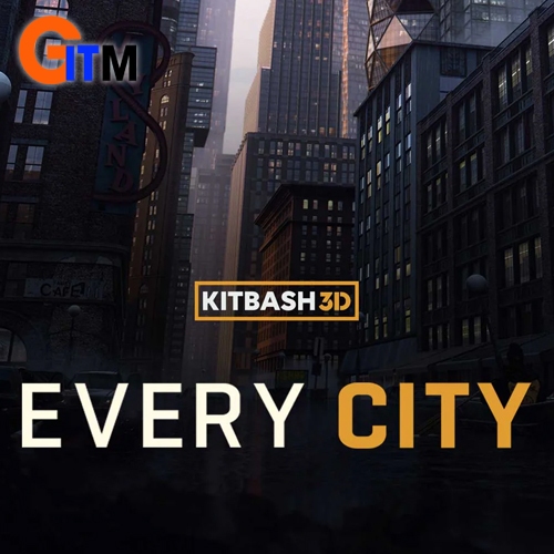 KITBASH3D | EVERY CITY | 3D ASSETS | BLENDER | 3DS MAX | FBX | OBJ | HOUDINI | MAYA | UNITY ...