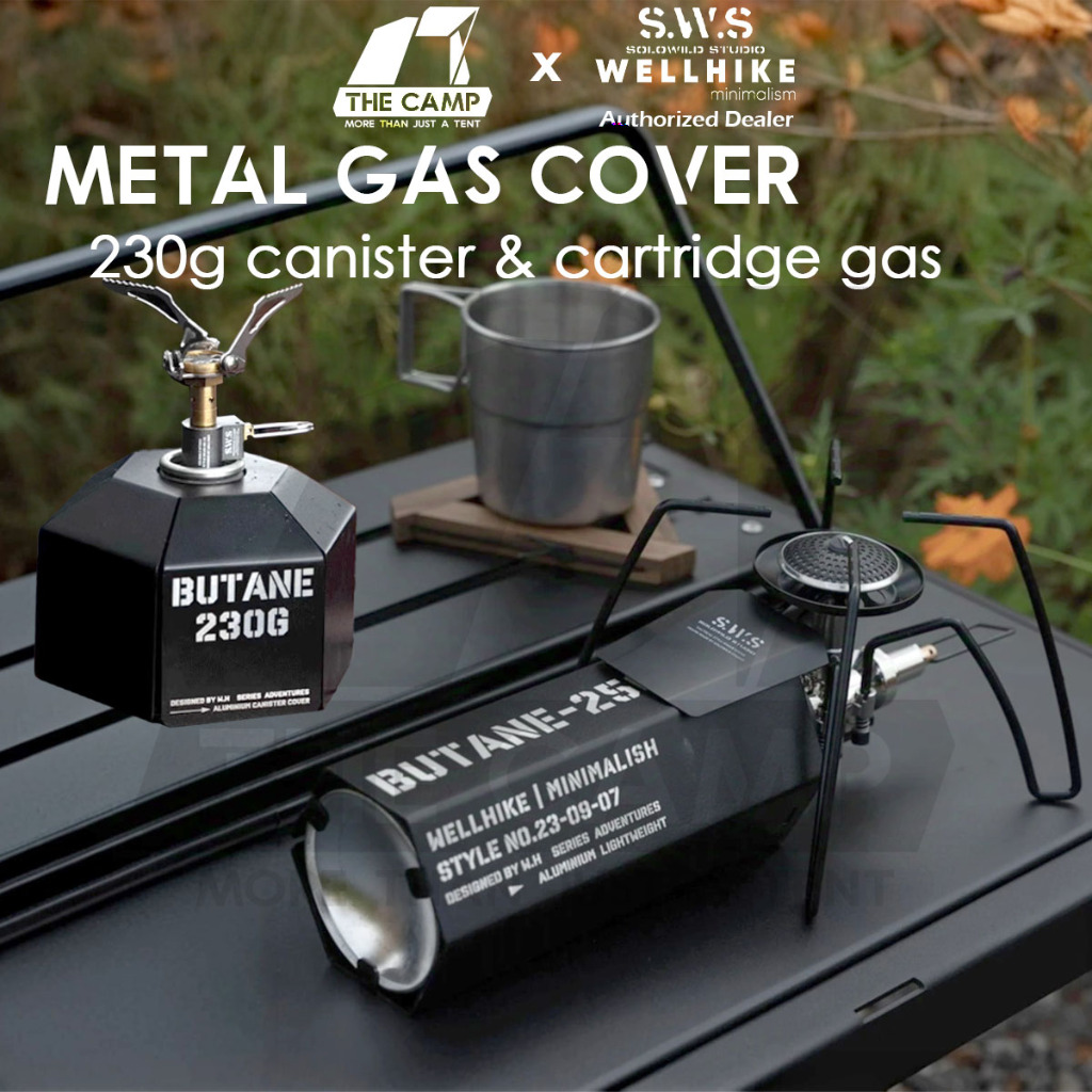 Wellhike SWS Metal Gas Cover / Sleeve Tactical Style Outdoor Camping ...