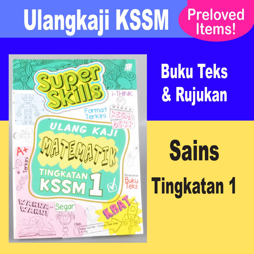 [TEKS-T1 Super Skills] Matematik Buku Teks & Rujukan Tingkatan 1 ...