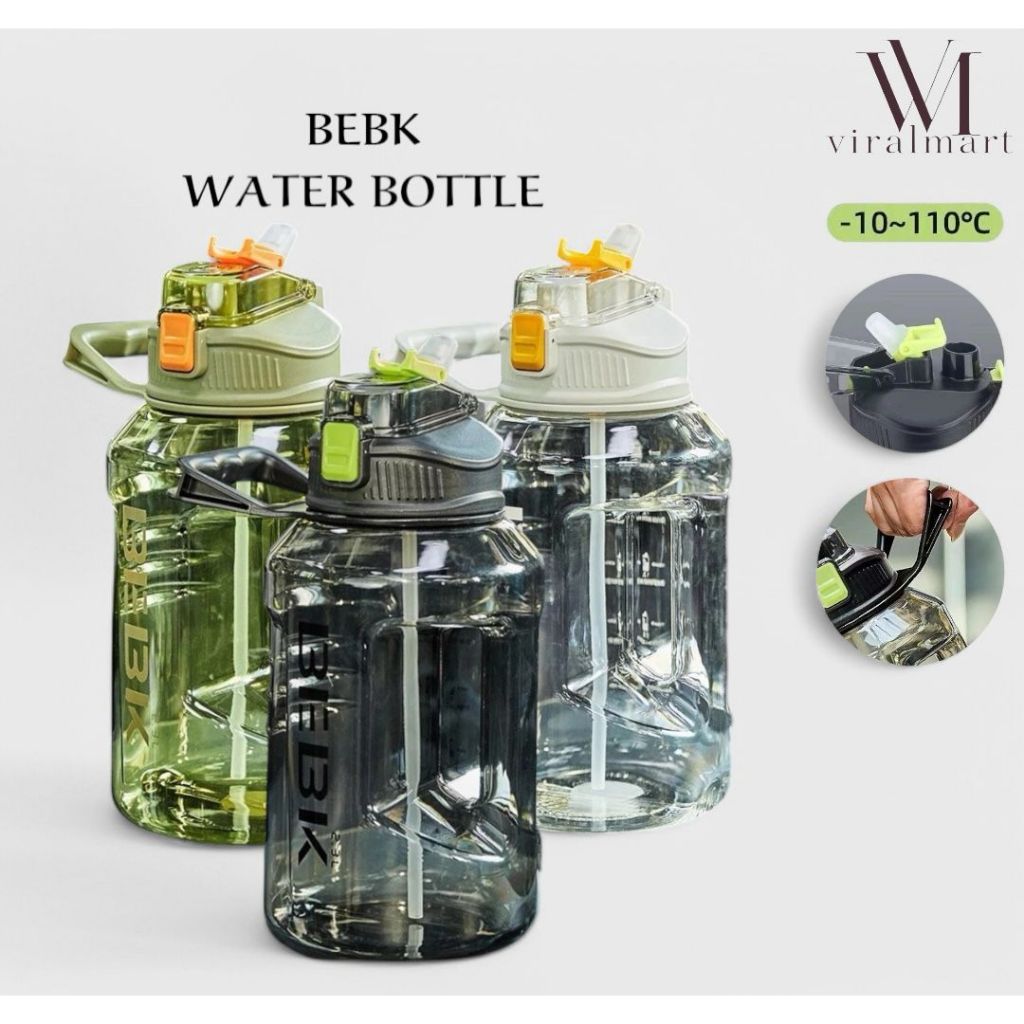 Botol Air Isipadu Besar BEBK Big Volume Capacity Water Bottle Suitable ...