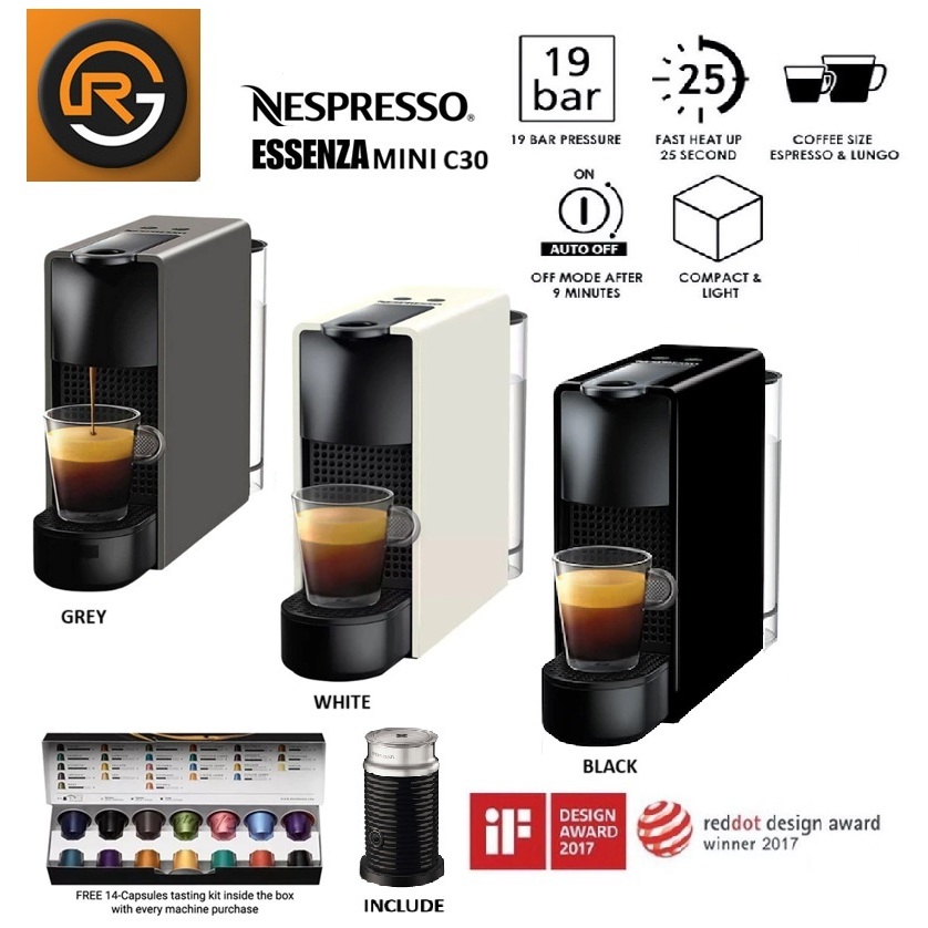 [FREE SHIPPING] Nespresso Essenza Mini C30 Range Coffee Machine ...