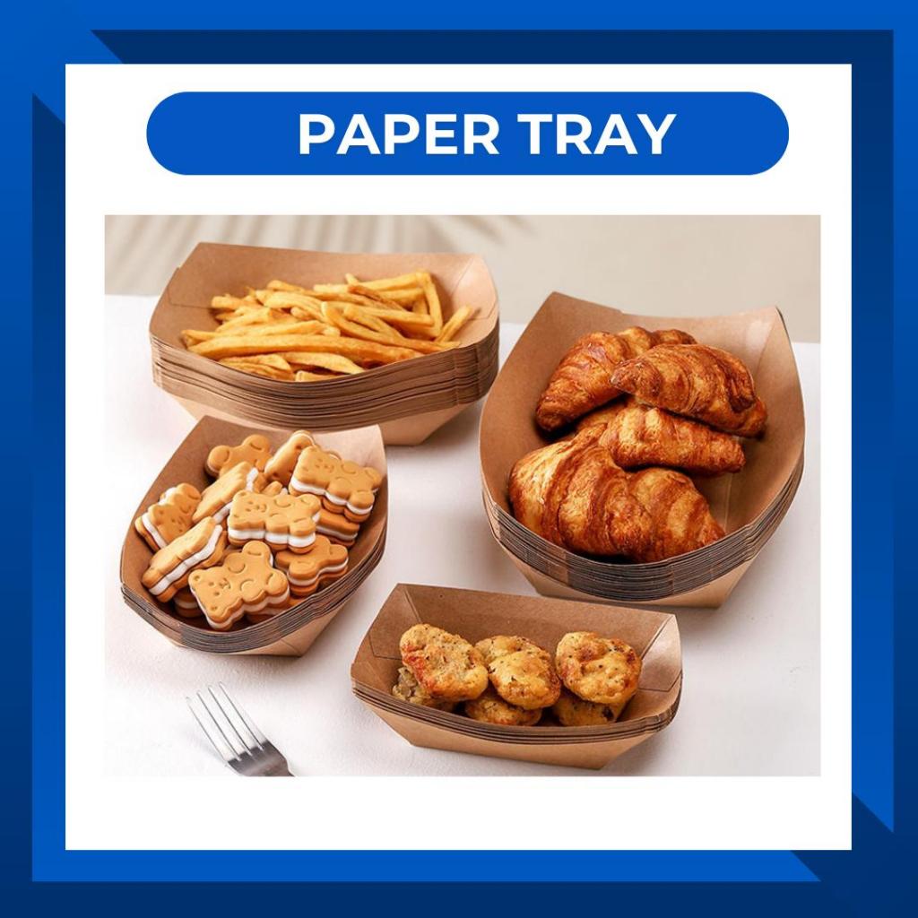 Extra Thick Paper Boat Tray Food Tray Fries Tray Cake Tray Snack Tray ...