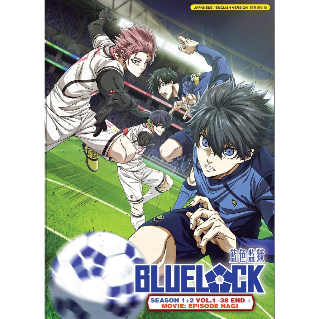 Anime DVD BLUELOCK Blue Lock TV Series Season 1+2 Vol.1-38End+The Movie ...