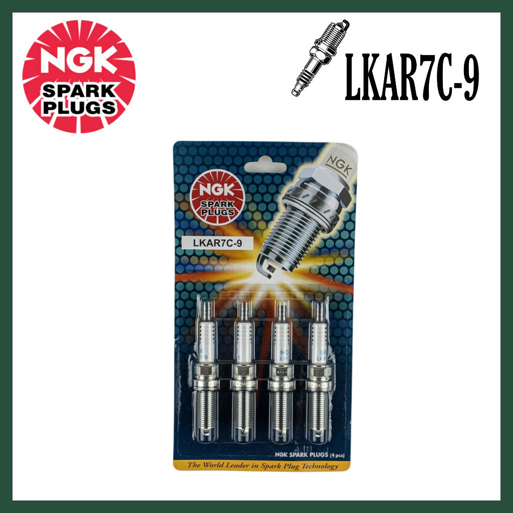 LKAR7C-9 NGK Spark Plug for Proton Geniune Iriz Saga vvt Persona Iriz Perodua Bezza 1.3 Myvi ...
