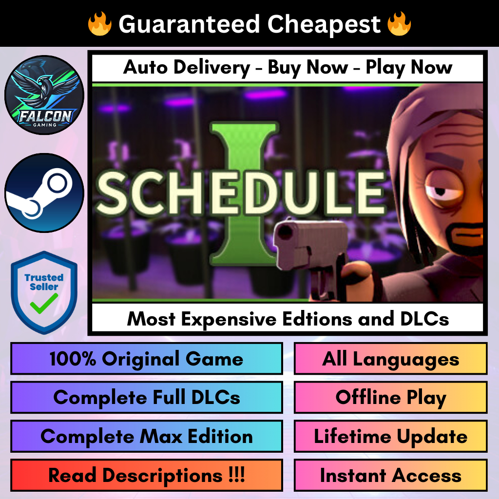 Schedule 1 [Auto Delivery] Own Steam Account, Offline Mode | Falcon PC ...