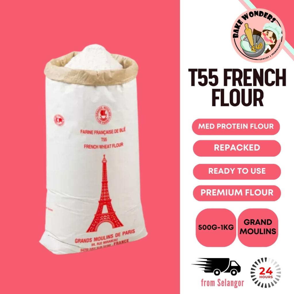 French Wheat Flour T55/Grands Moulins De Paris/Ideal for Croissant ...