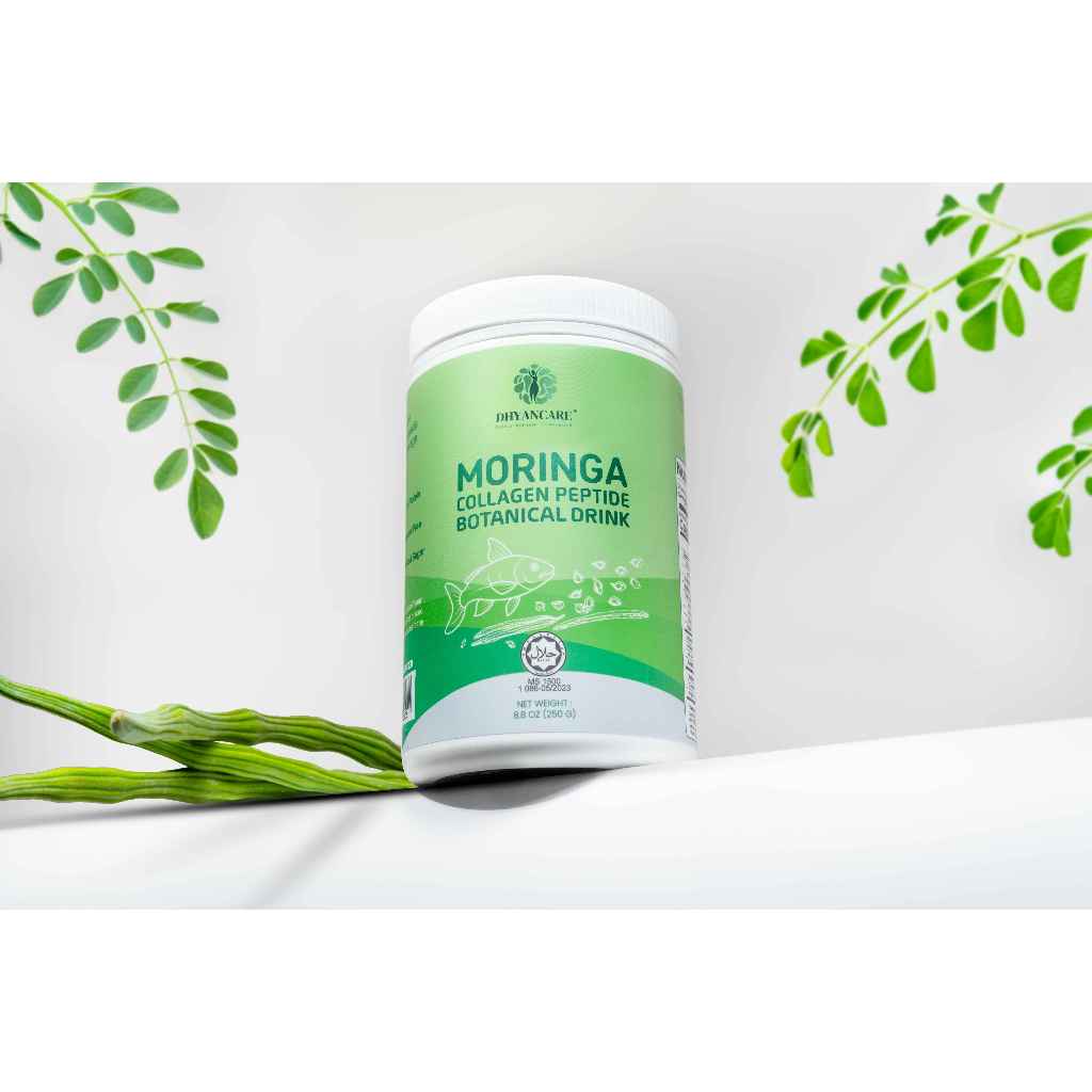 DHYANCARE Moringa Collagen Peptide Botanical Drink Powder 250g | Skin ...