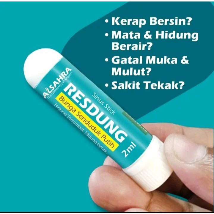 INHALER RESDUNG STICK SENDUDUK PUTIH, MEMBANTU MENGURANGKAN MASALAH ...