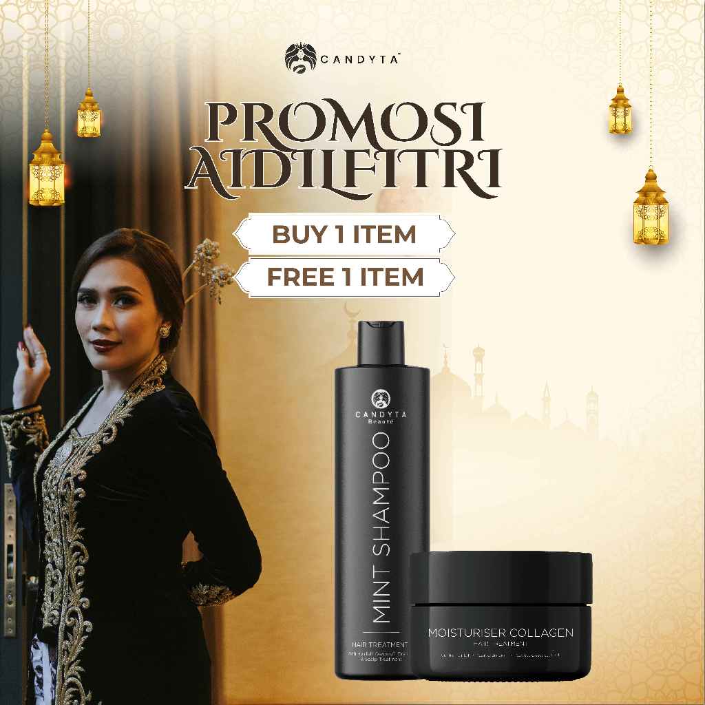 CANDYTA HQ [SET JIMAT TREATMENT] SHAMPO MINT COLLAGEN RAMBUT GUGUR ...
