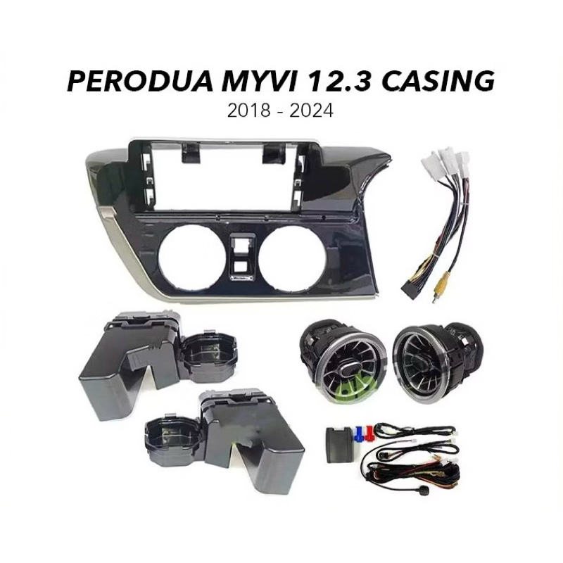 Android Player Casing [Peordua Myvi Gen 3] (18-Present) Suitable for 12 ...