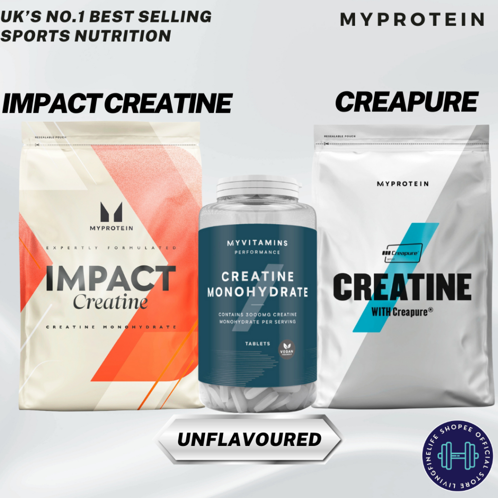 MYPROTEIN Creapure Creatine Monohydrate Gym Supplement Pre / Post ...