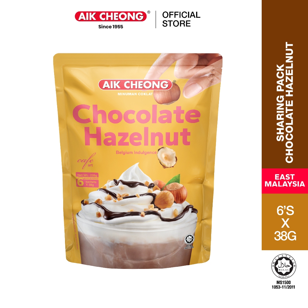 [East Malaysia] Aik Cheong Cafe Art Chocolate Hazelnut Sharing Pack ...
