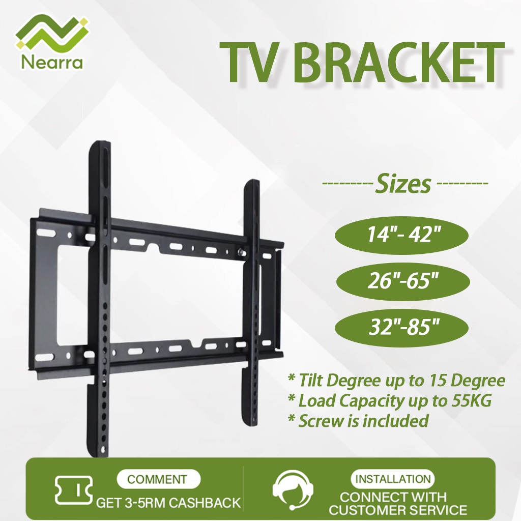 NEARRA Universal Full Set with Screw TV Wall Mount / Bracket / LCD ...