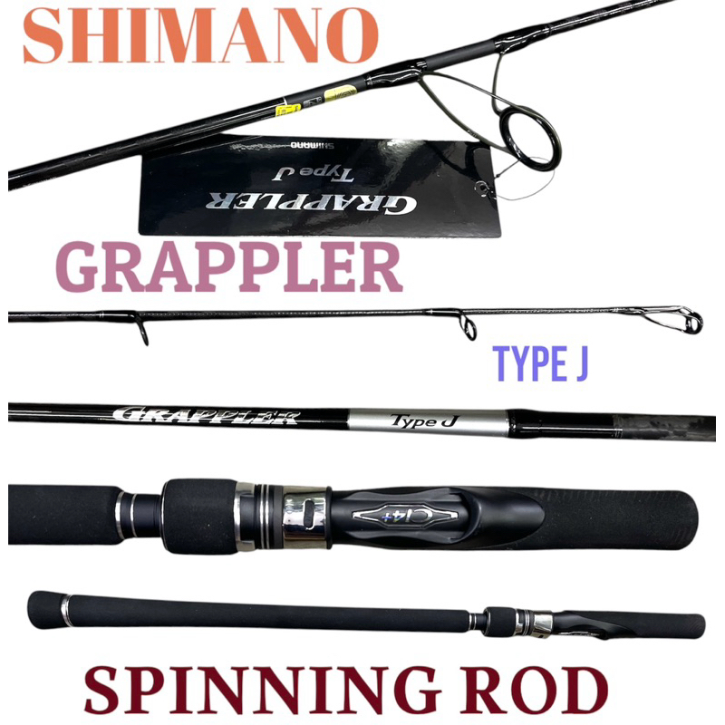 2025 SHIMANO GRAPPLER TYPE J SPINNING AND CASTING JIGGING FISHING ROD BUTT JOINT | Shopee Malaysia