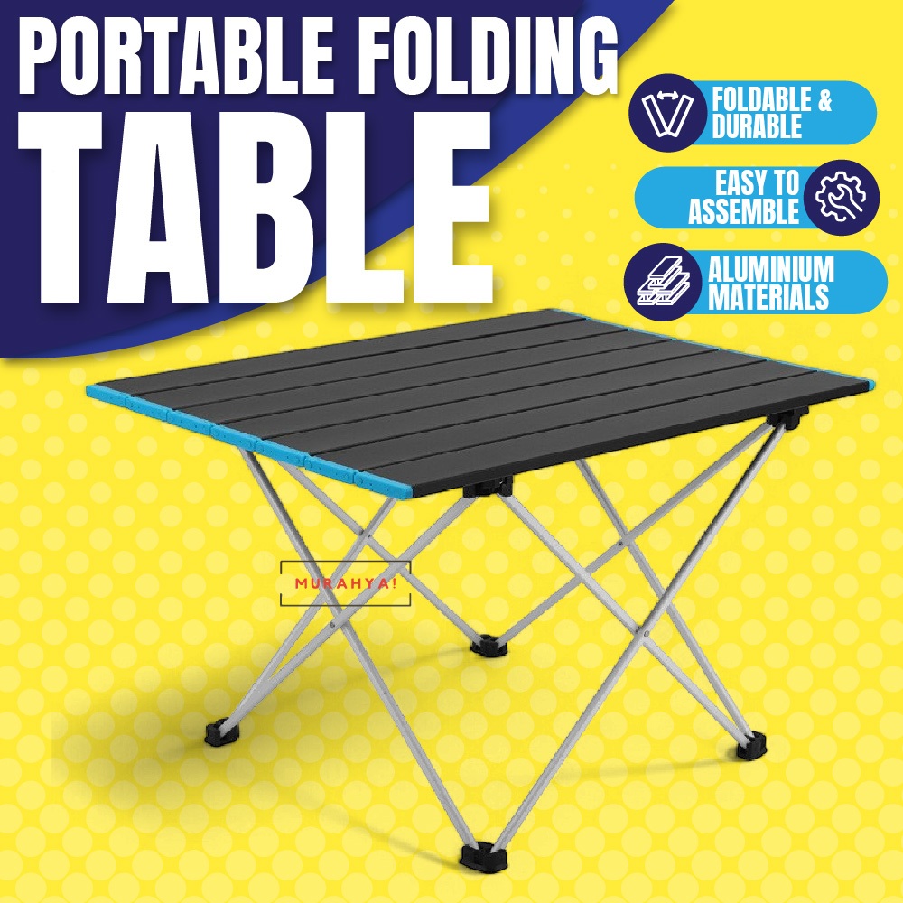 Meja camping lipat Portable table camping foldable table portable ...