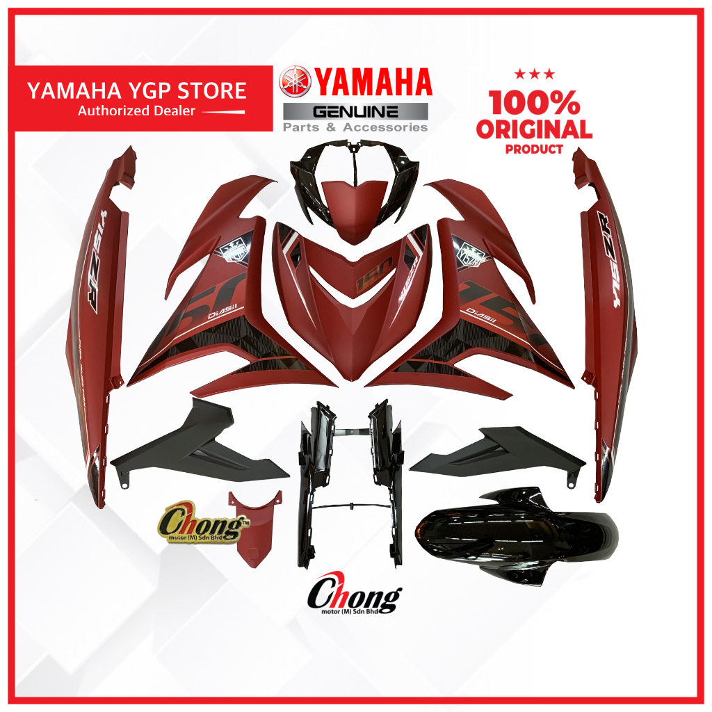 Yamaha Y15ZR Ysuku V3 Body Cover Set & Stripe Original HLY! | Shopee ...