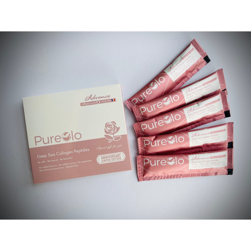 PureGlo Advances Deep Sea Collagen Peptides Trial Pack 5 Sachets (READY ...