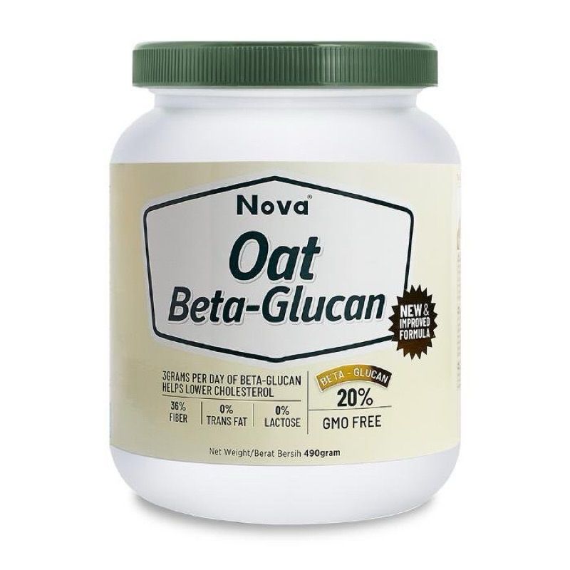 Nova Oat Beta-Glucan 490g (Concentrated Beta Glucan Towards Healthy ...