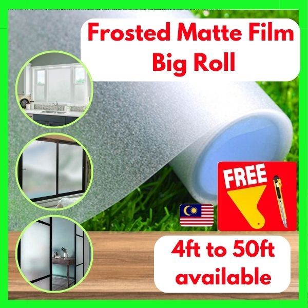 BigRoll frosted glass sticker frosted window privacy film frosted ...