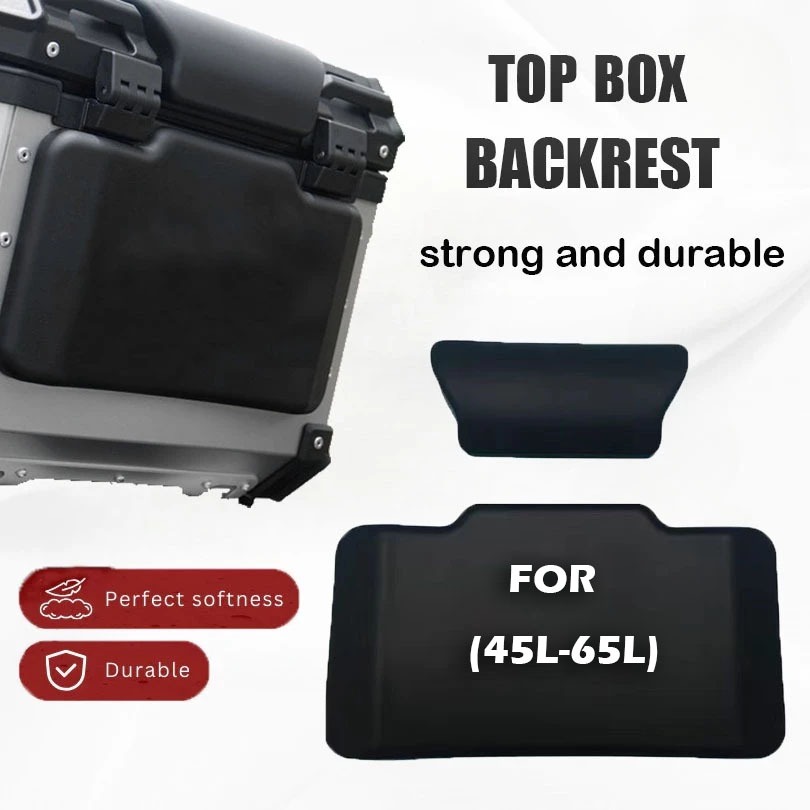 Universal Motorcycle Top Box Backrest Pad / Motorcycle Saddle Bag Trunk ...