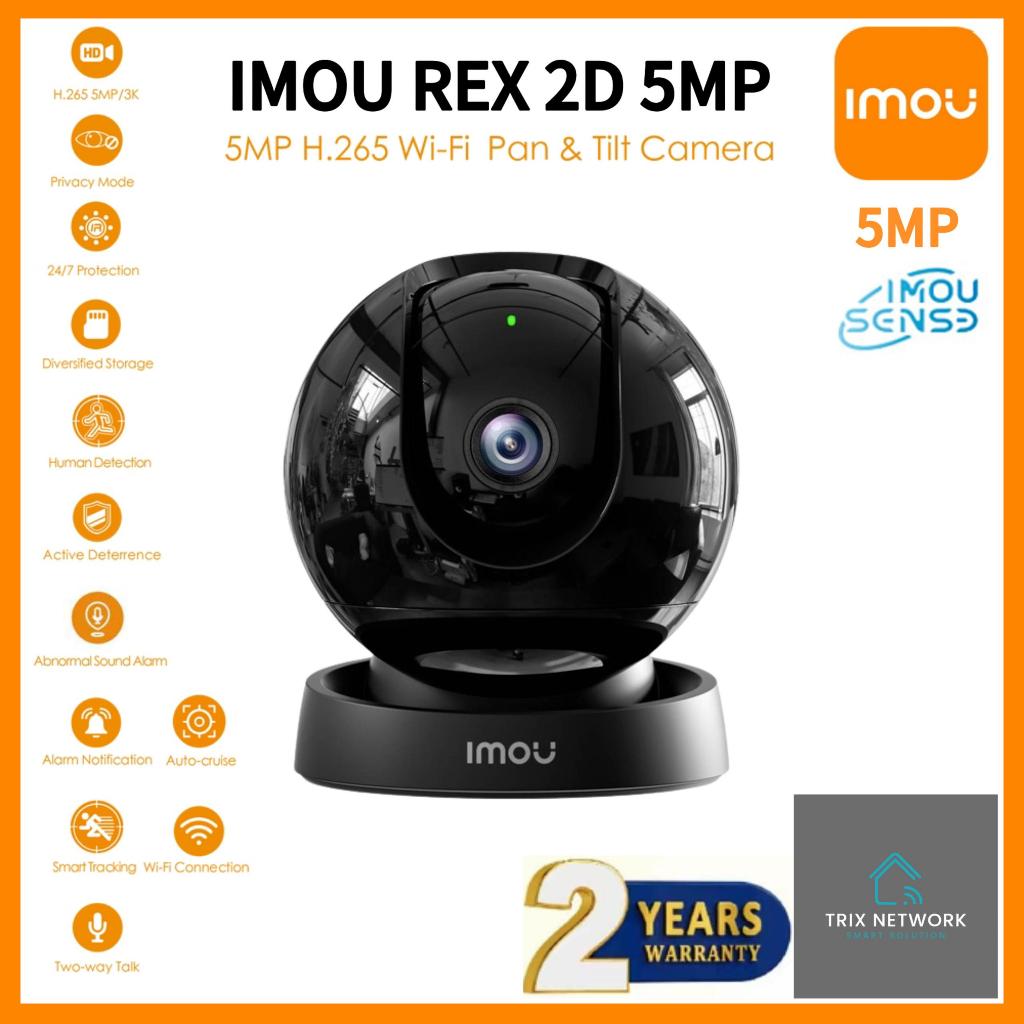 IMOU REX 2D 5MP(3K) WIFI H.265 AI HUMAN SMART TRACKING, BUILT IN SIREN ...