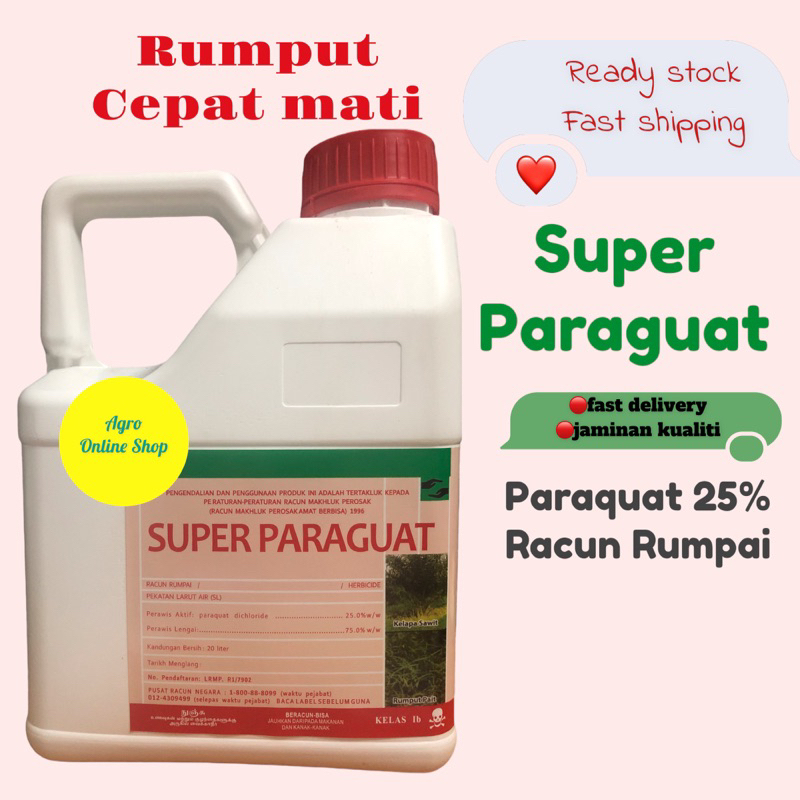 4L Racun Sentuh 25%|Racun Lalang&rumput | Shopee Malaysia