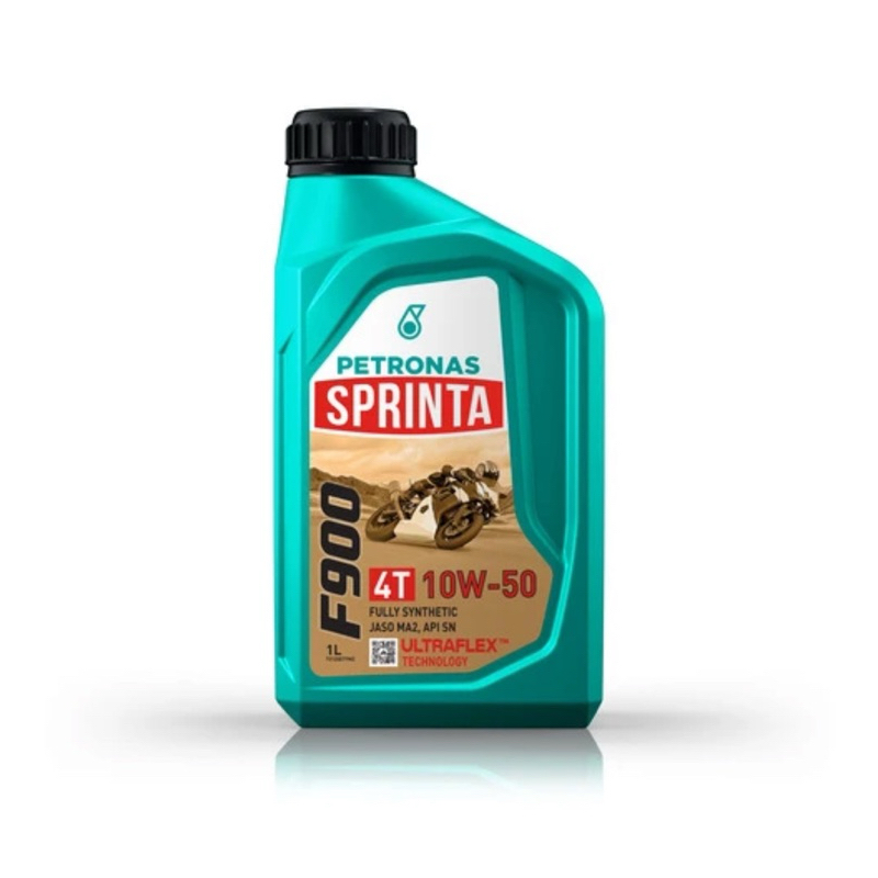 PETRONAS Sprinta 4T F900 10W-50 or 10W-40 SN Fully Synthetic Motorcycle ...