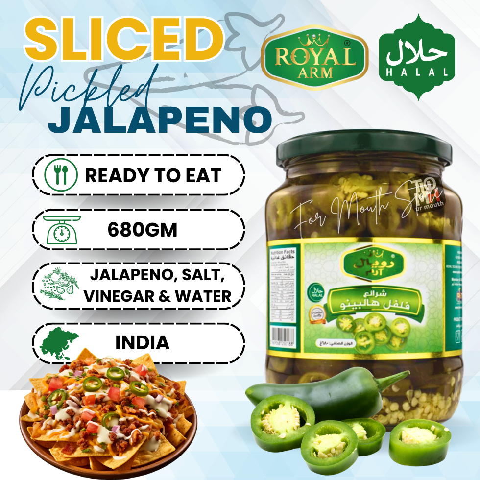 ROYAL ARM Jalapeno Pickle Lada Jeruk Cili Jeruk Pickled Jalapeno ...
