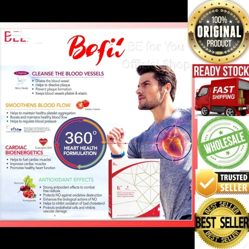 [ READY STOCKS ] BEFILL 100% ORIGINAL Supplement Brain and Heart Blood ...