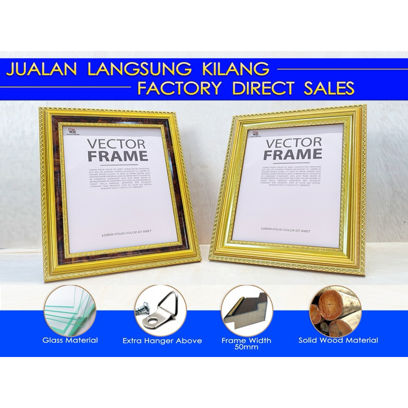 16R A3 11R Modern Design Wood Photo Frame Simple Fresh Design Modern ...