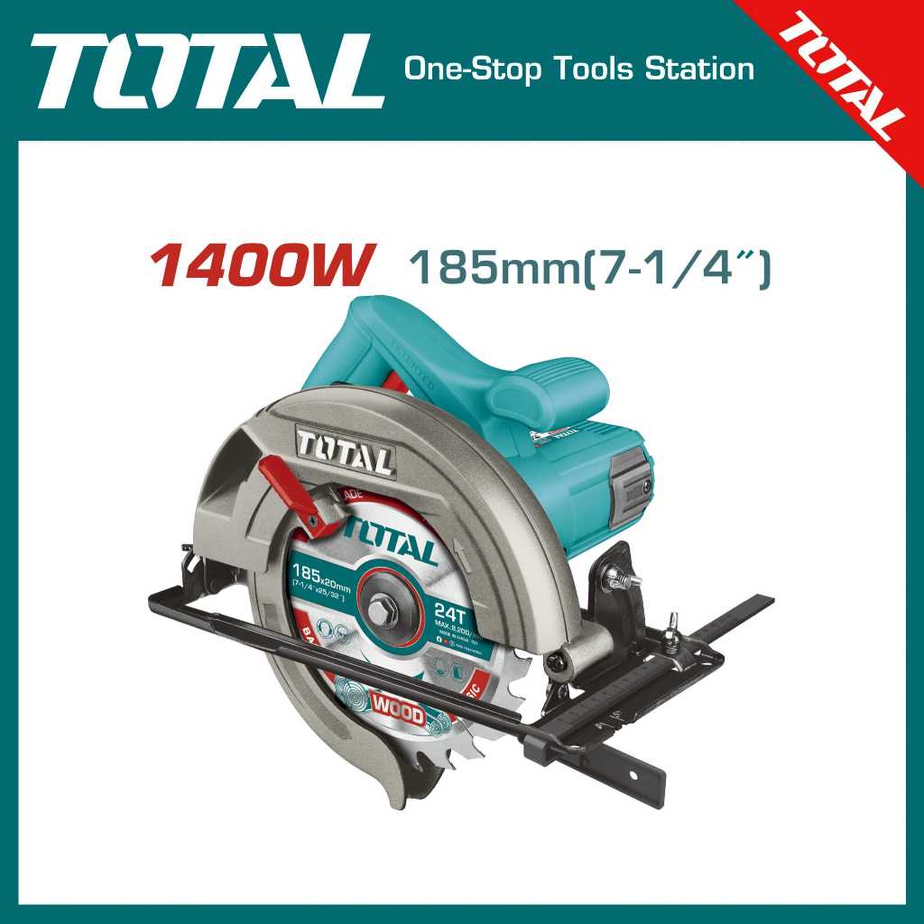 TOTAL Circular saw 1400W, 1600W, 2200W | Shopee Malaysia
