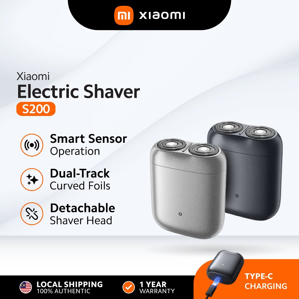 Xiaomi Electric Shaver S200 | Compact & Portable | IPX7 Waterproof ...