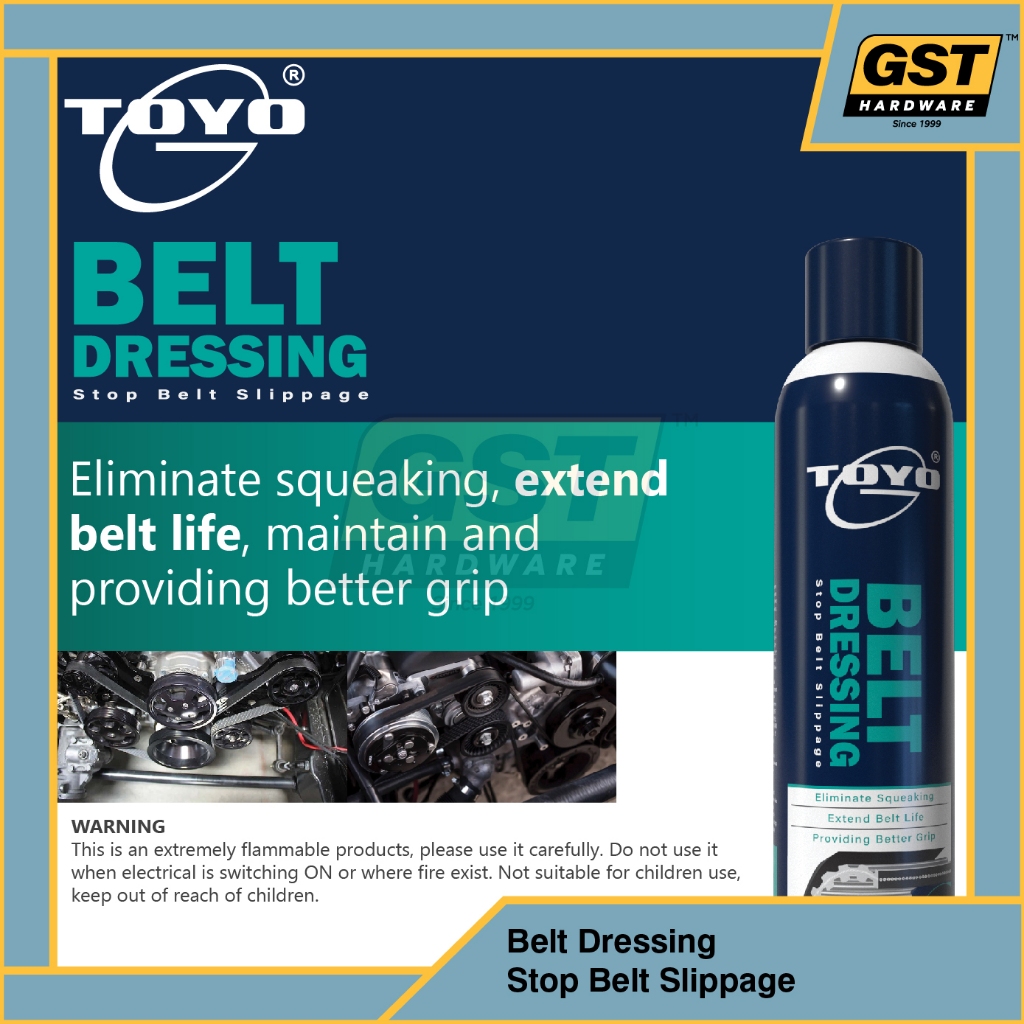 Toyo-G Belt Dressing Spray Belting Kereta 300ml Belt Spray Belting Spray Kereta Belt Spray for ...